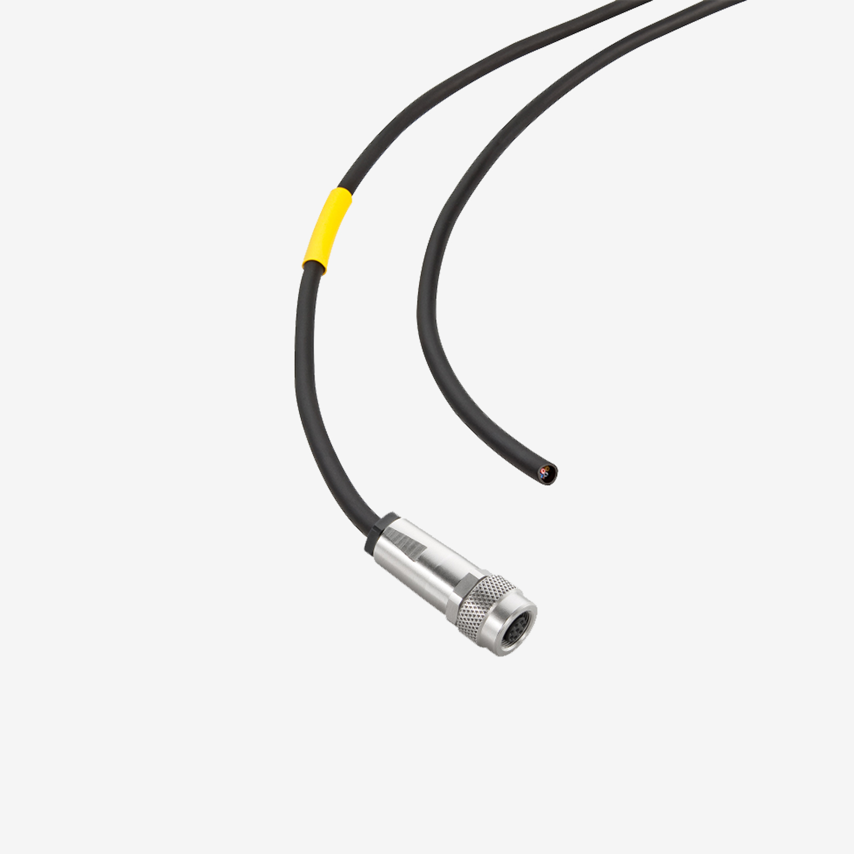 I/O + 전원, 표준 케이블, IP65/67, 일자형, 5m